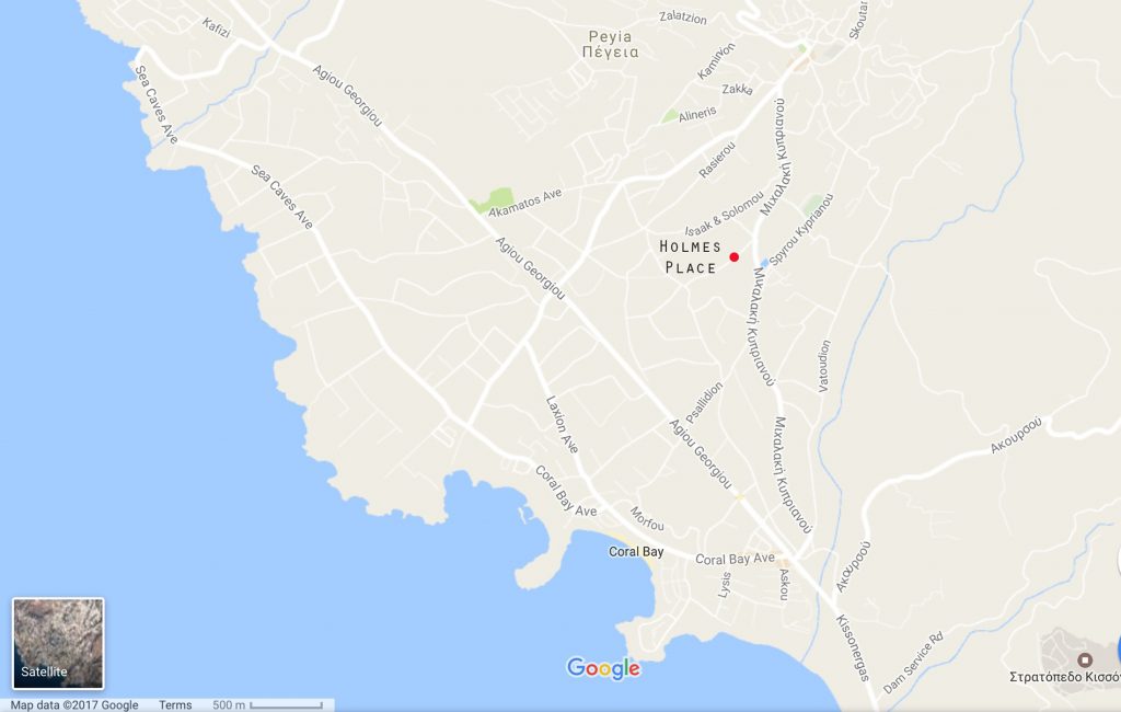 map-holmes-place-peyia - 6 Holmes Place